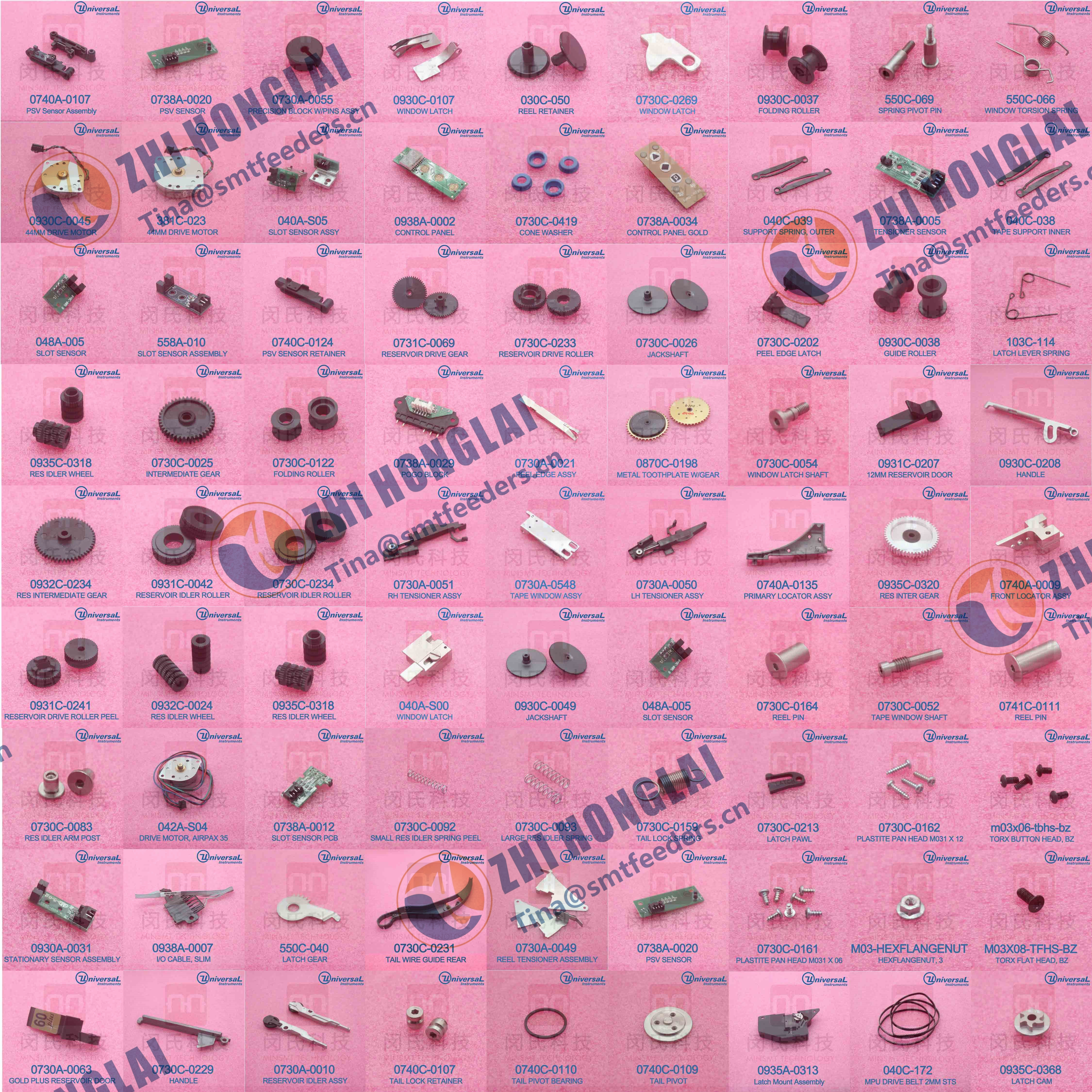 Universal spare parts for feeders
